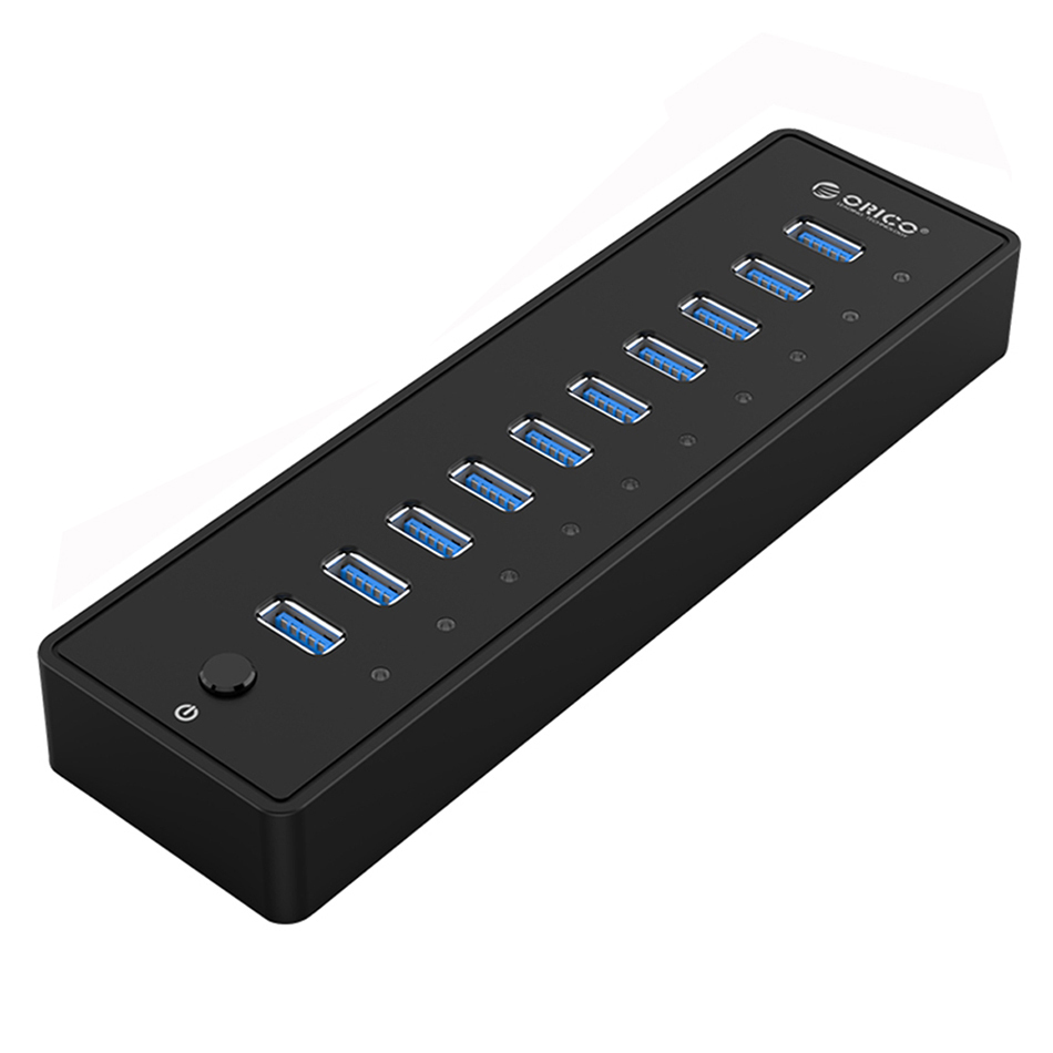 Orico P10-U3 (10-Port) USB 3.0 Hub (48W) Power Supply